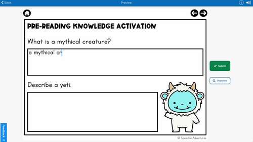 How to Catch a Yeti Winter Book Companion Activities Boom Cards Speech ...