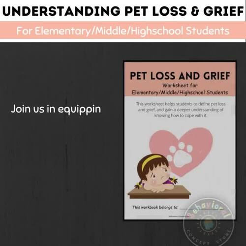 Coping with Pet Loss and Grief: A Supportive Worksheet for Healing