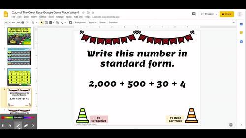 Digital Math Game Place Value and Rounding by Cait's Cool School
