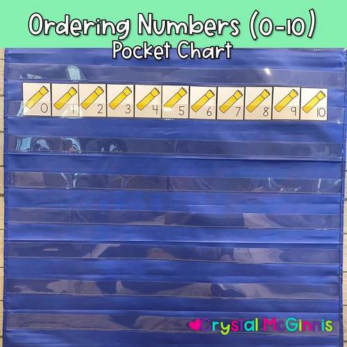 Dollar Deal! Ordering Numbers to 10 Pocket Chart Center by Crystal McGinnis