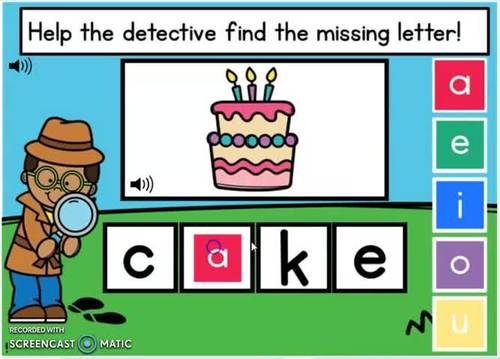 Boom Cards™ Long Vowel CVCe Words by Leigh's Library | TPT