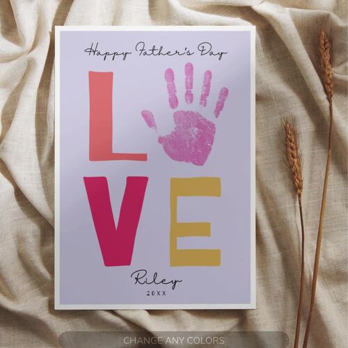 Editable Love Mothers Day Handprint Craft May Craftivity Gift for Mom ...