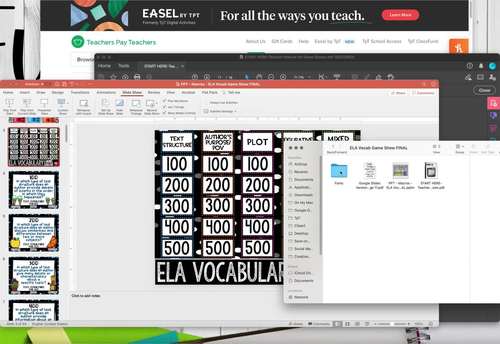 Nonfiction Text Structure Game Show {LEVEL 2}| ELA Test Prep Reading ...