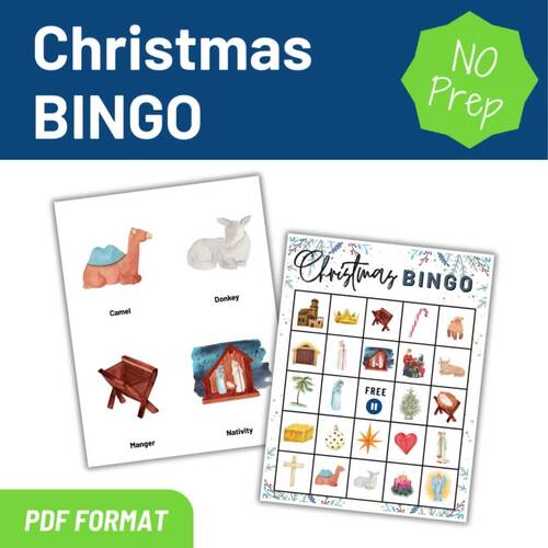Christmas BINGO by Pause for Parents - Play for Kids | TPT