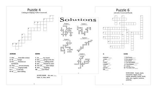 Parts of Speech Crossword Puzzle Bundle | 10 Grammar Worksheets ...