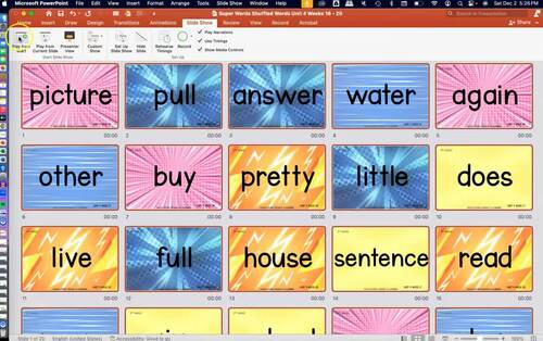 Magnetic Foundations Super Word Random Word Review Unit 4 Week 16 - 20