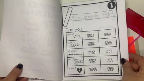 ALBERTA GRADE 1: Physical Changes-Testing the Properties of Materials
