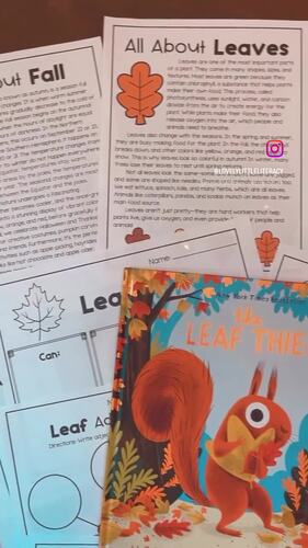 All About Fall Reading & Writing Activities for Kindergarten, 1st, 2nd ...