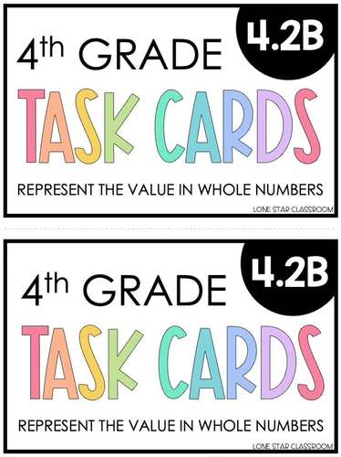 4.2B Task Cards - Expanded Notation of Whole Numbers - TEKS-Based