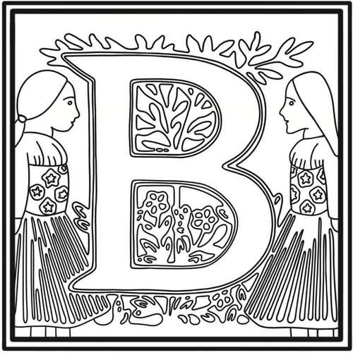 Mother Goose Alphabet Class Decor coloring PreK-1st 26 pages bulletin ...