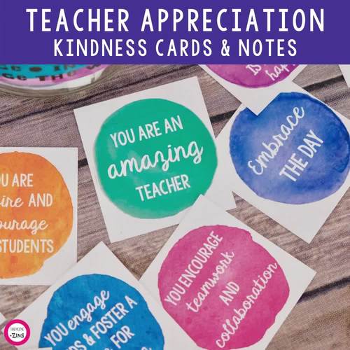 Teacher Appreciation Week Notes and Teacher Quote Cards | Teacher ...