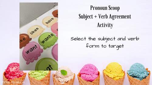Pronoun and Subject Verb Agreement Activity by Find My Words | TPT