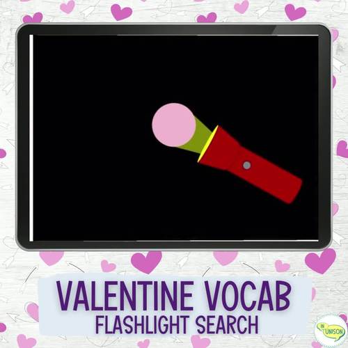 Flashlight Search I Spy Valentine's Day Vocabulary Boom Cards™ | TPT