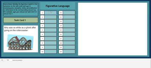 Mystery Digital Pixel Art NO PREP Task Cards - Space Figurative Language