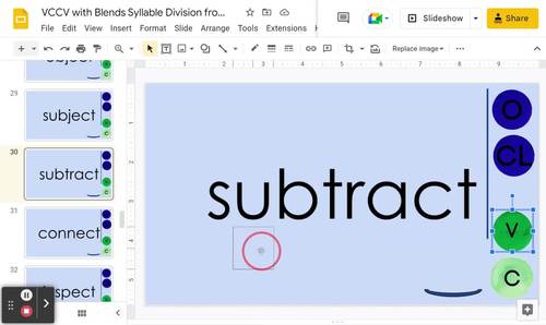 Syllable Division VCCV and VCCCV Words Orton Gillingham Phonics Google ...