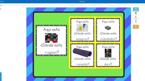 Spanish - Describe - Write - States of Matter - Dual Language - Ciencia