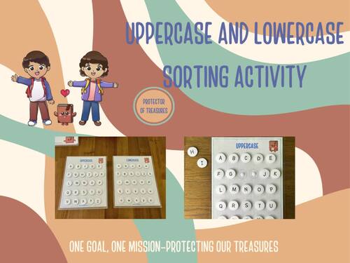 Dollar Deals! Uppercase and Lowercase Letters Sort with Digital Assessment