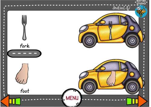 Articulation F Boom Cards Parking Lot Game for Speech Therapy | TPT