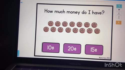 Counting Coins Boom Cards For Distance Learning by Where I AUT-a Be