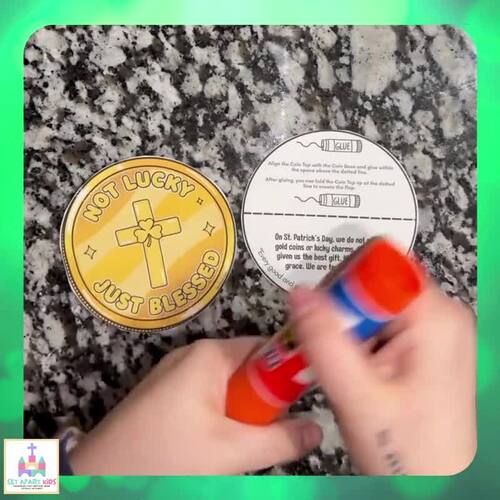 St. Patrick’s Day Christian Craft for Kids | Gold Coin Activity | Lucky ...