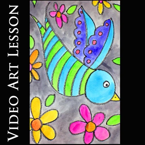 how to draw mexican bird