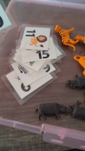 Safari Animal Math Station Mini Cards - seen on my TikTok by Create ...