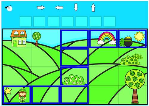 St. Patrick's Day Coding Activities Creating Code Digital Boom Cards