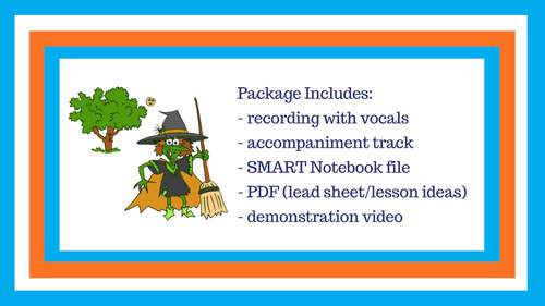 Halloween Song & Game | Witch Activity | Circle Game | mp3s, PDF, SMART ...