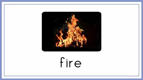 [Editable Presentation VER.] Fire Safety Vocabulary for PreK-G3 | TPT