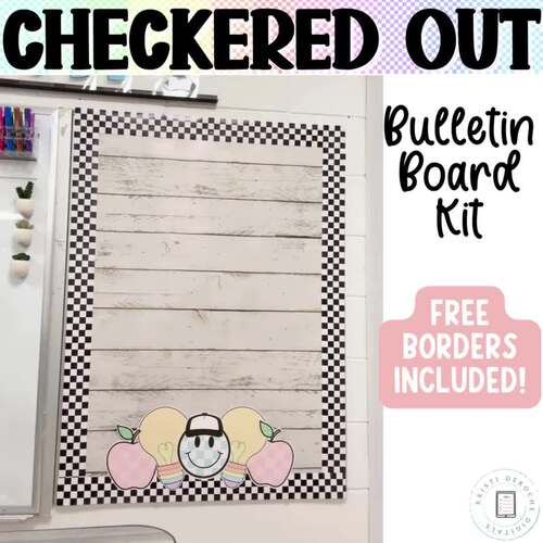 I'm so Happy You Are Here, Welcome Banner, Checkered Classroom Decor