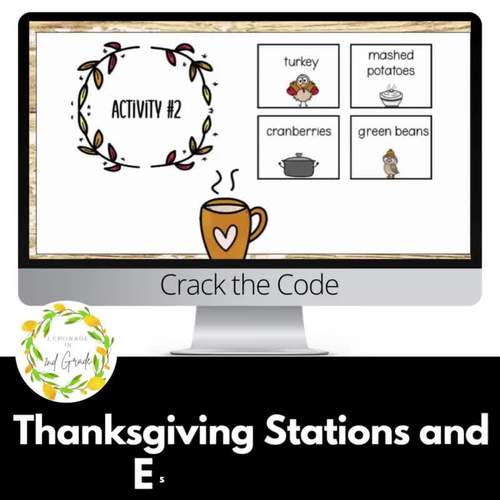 Thanksgiving Stations - Crack the Code and Escape Room Activities