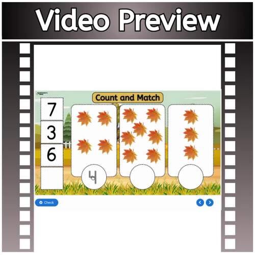 Count and Match: Numbers 1-10 Digital Resources by Schooler's Mate