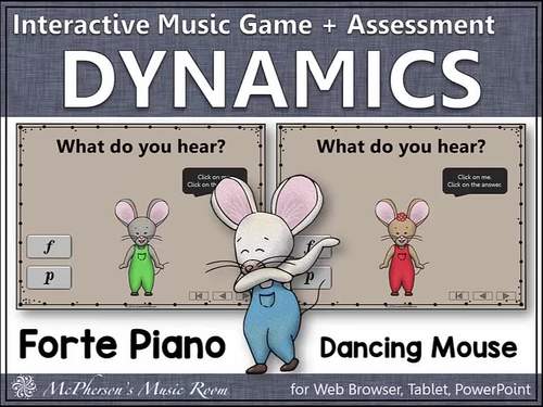 Dynamics Music Opposites ~ Forte Piano Interactive Music Game {Dancing ...