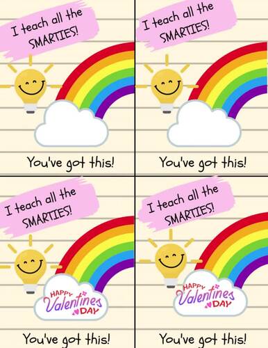 Test Treat Smarties Printable by RobinBirdCreations | TPT