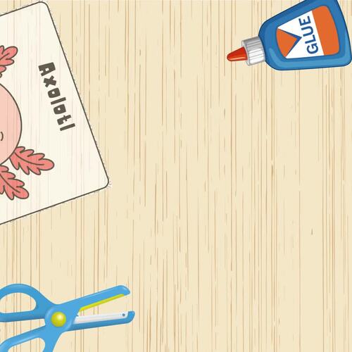 Axolotl Craft Activity-Ocean and Sea Animal Craft Activity-Sea Life Cut ...