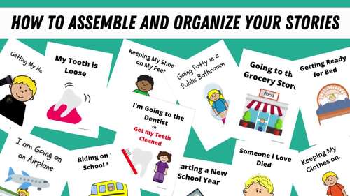 Let's Travel Social Narrative Set - featuring a boy character | TPT