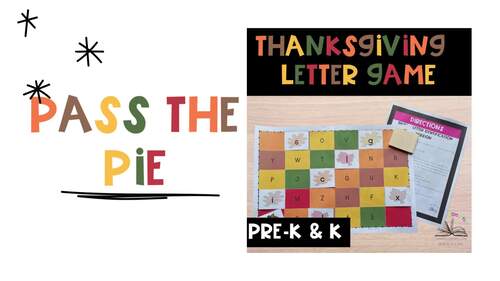 Thanksgiving Themed Letter Identification & Sounds Intervention or ...