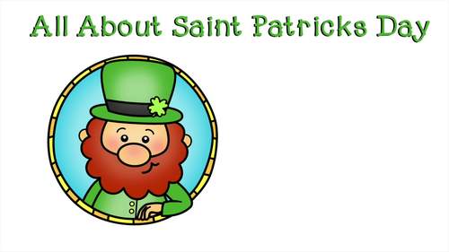 Saint Patrick's Day Interactive Reader (using Google Slides) | TPT