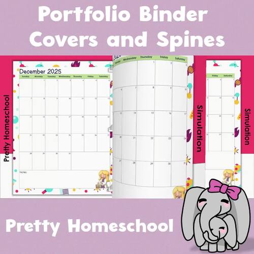 Printable and Editable Homeschool Binder Covers & Spines | 2025–2026