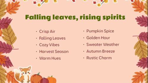 Cute Autumn/Fall-Themed Daily Google Slides Template | Editable!