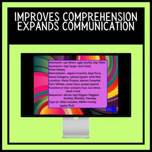 Analogies Middle School Digital Boom Cards Bundle by Ivybee Speech