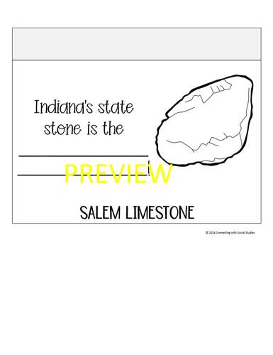 Indiana's State Symbols FlipBook by Connecting with Social Studies