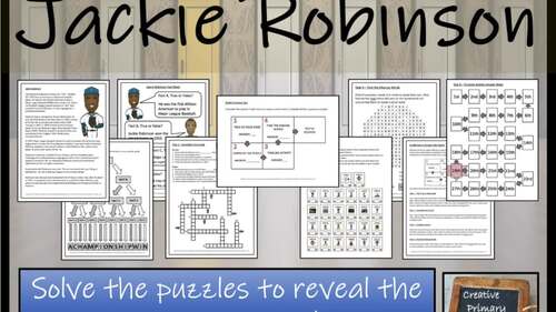 Jackie Robinson Escape Room Activity by Creative Primary Literacy
