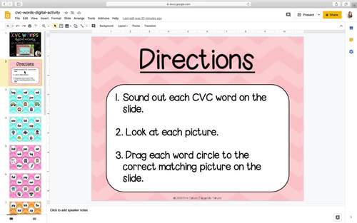 CVC Words {PowerPoint & Google Slides} by Taught By Tatum | TPT