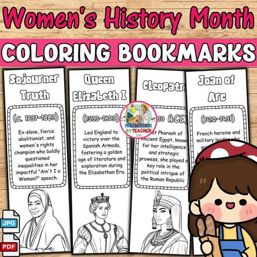 Women's History Month activities | Famous Women in History Coloring ...