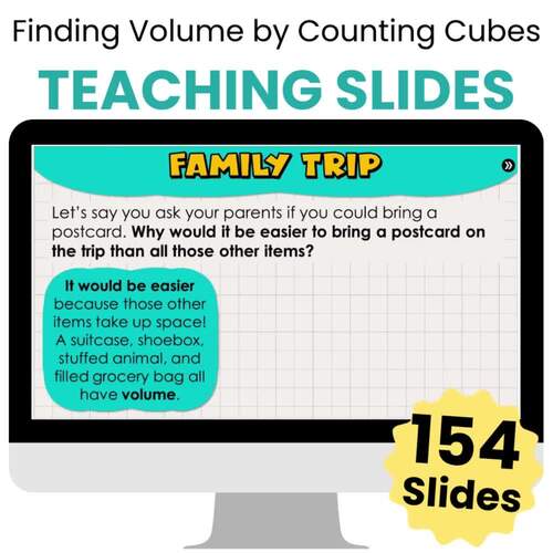 Volume by Counting Unit Cubes Teaching Slides - 5th Grade Math Teaching ...