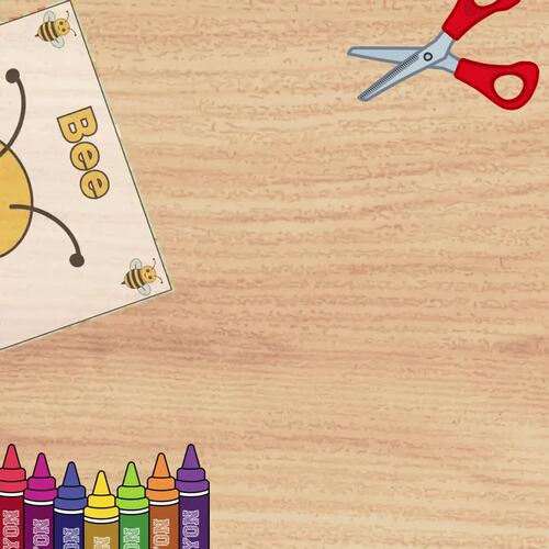 Bee Craft Template-Spring Bulletin Board Craft-Insect Craft-Cut & Paste ...