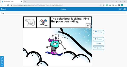 Polar Bear Actions by Creative Speech Language Resources | TPT