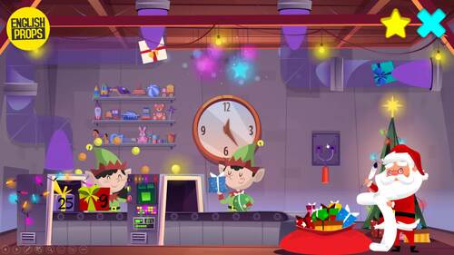 Advent Calendar Santa’s Workshop/Christmas Countdown/PowerPoint Games