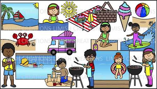 Summer GIFs / Summer Animations by LiMish Creations | TPT